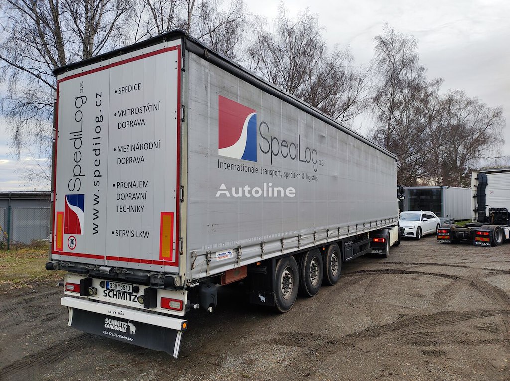 Schmitz Cargobull SCS 24 /L standart,axles ROTOS,TOP CONDITION !!! XL code poluprikolica sa kliznom ceradom