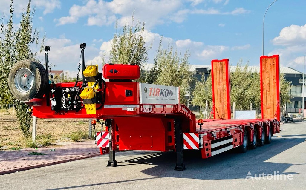 Nova Tirkon 2025 NEW MODEL 4 AXLE EXTANDABLE LOWBED WITH STEERING AXLE poluprikolica sa niskom platformom