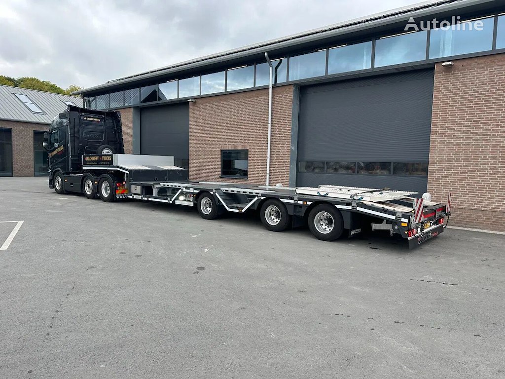 MAX Trailer Faymonville / MAX 100 / 3 AXLE / Extandable poluprikolica sa niskom platformom