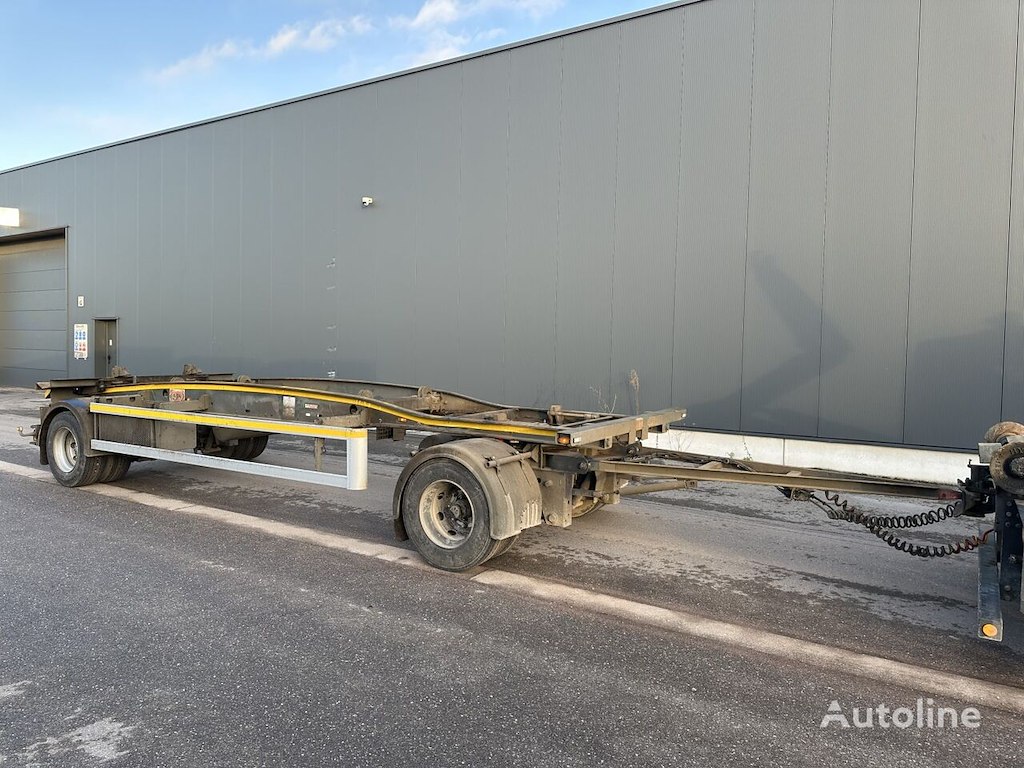 AJK AEE 20T CONTAINER AANHANGER BPW - DISC BRAKES - AIR SUSP. - GOOD prikolica za kontejnere