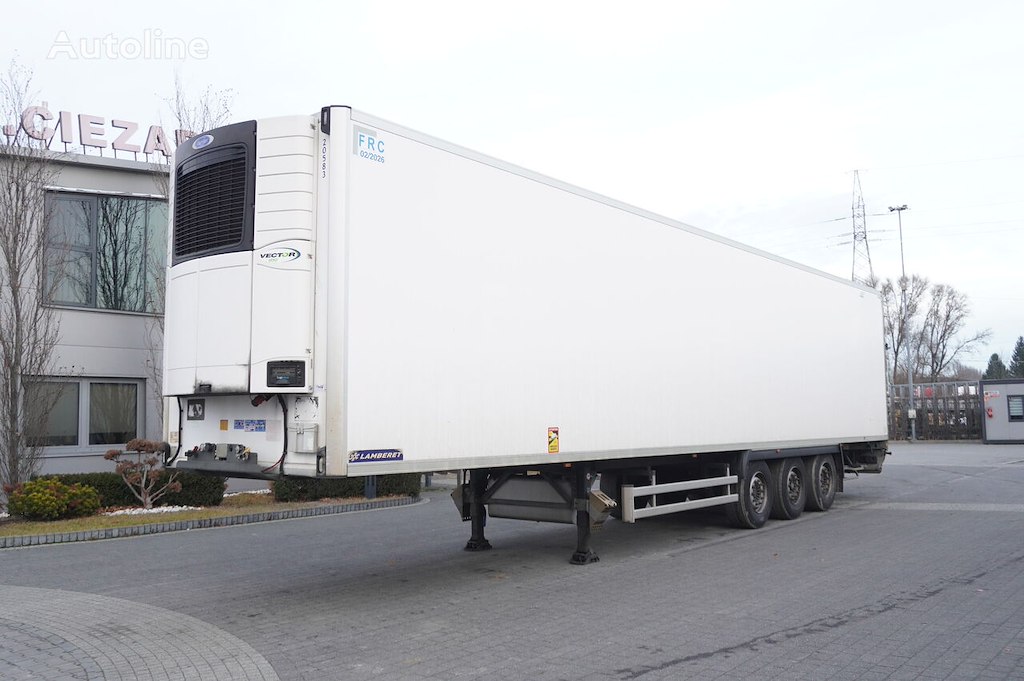 Lamberet refrigerated semi-trailer / Carrier Vector 1950 / Dopplestock / poluprikolica hladnjača