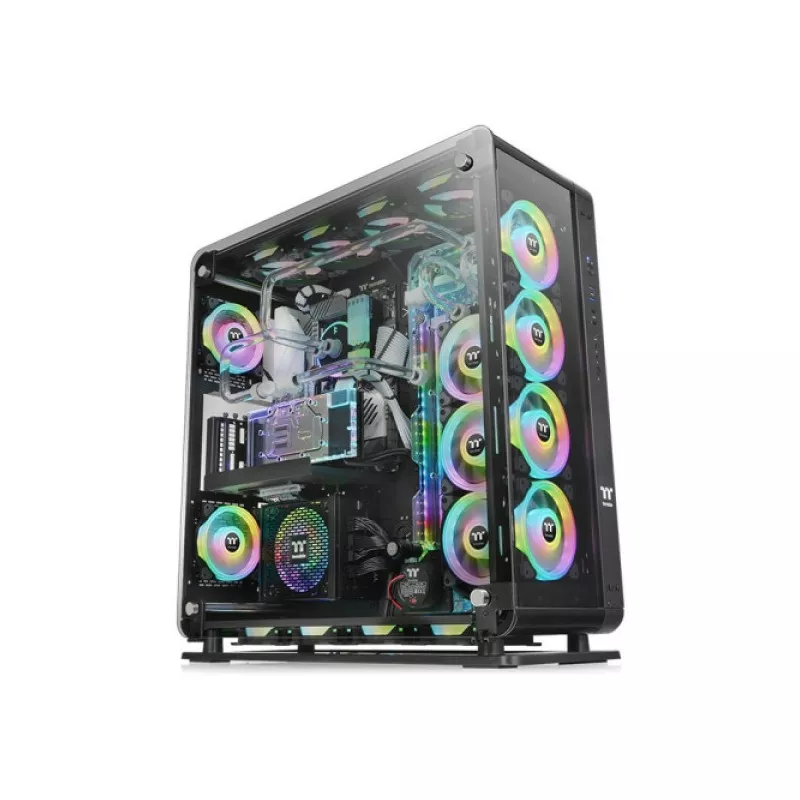 Kućište Thermaltake Core P8 TG Black/Black/Wall Mount/SPCC/4mm Tempered Glass*3