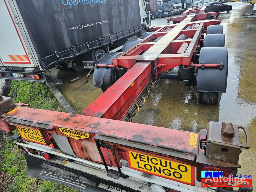 Broshuis Porta contentores extensível poluprikolica za prevoz kontejnera