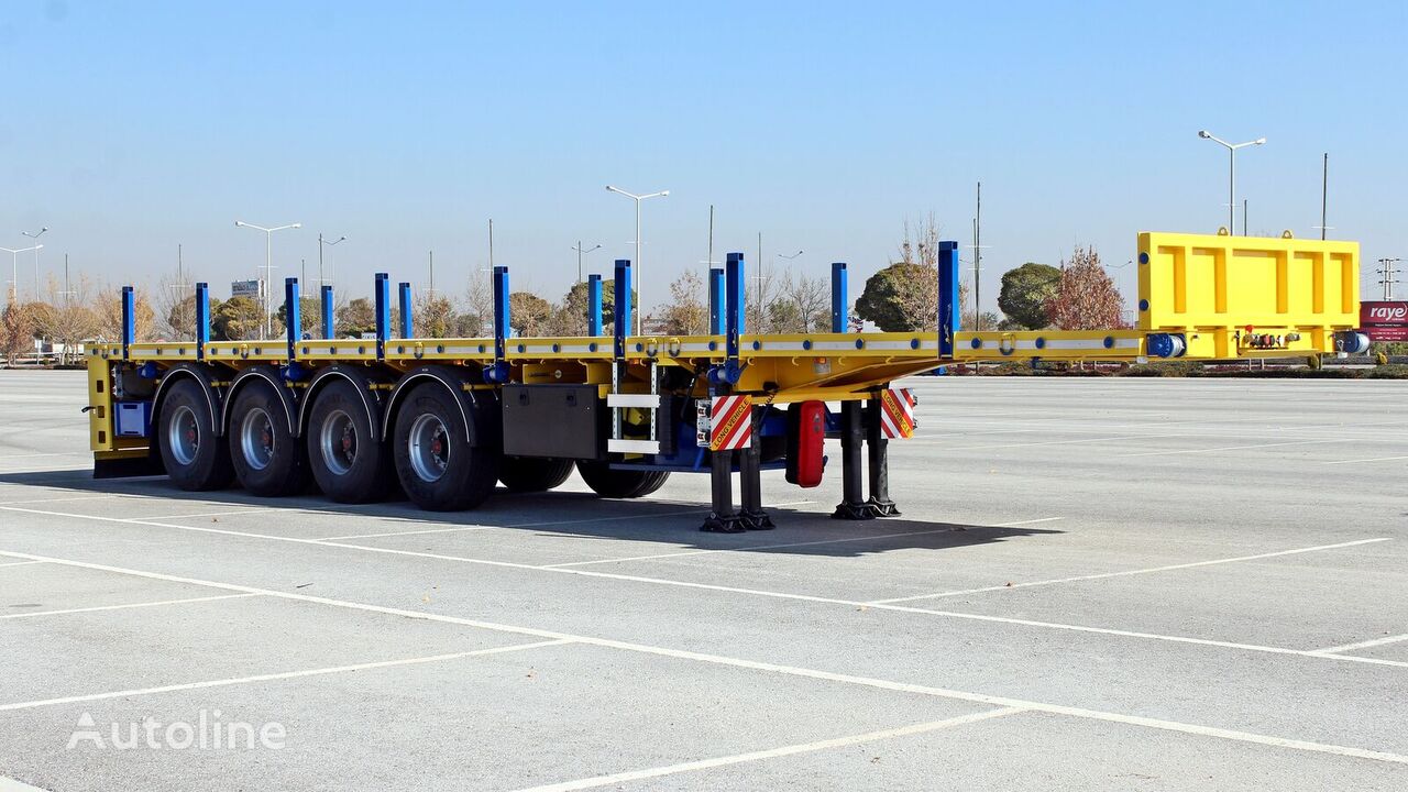 Nova Tirkon TIRKON 2025 NEW MODEL FLATBED TRAILER DIRECTLY FROM MANUFACTURER poluprikolica platforma