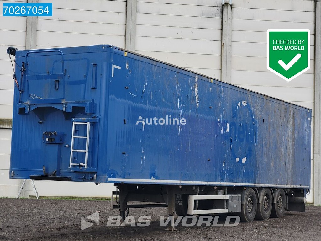 Knapen Trailers K100 3 axles 8mm 89m3 poluprikolica sa pokretnim podom