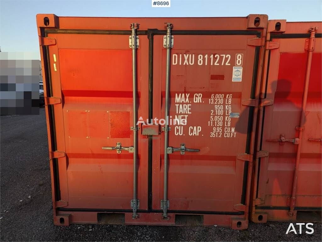 8 fots container isolerad och el kontejner 8 stopa