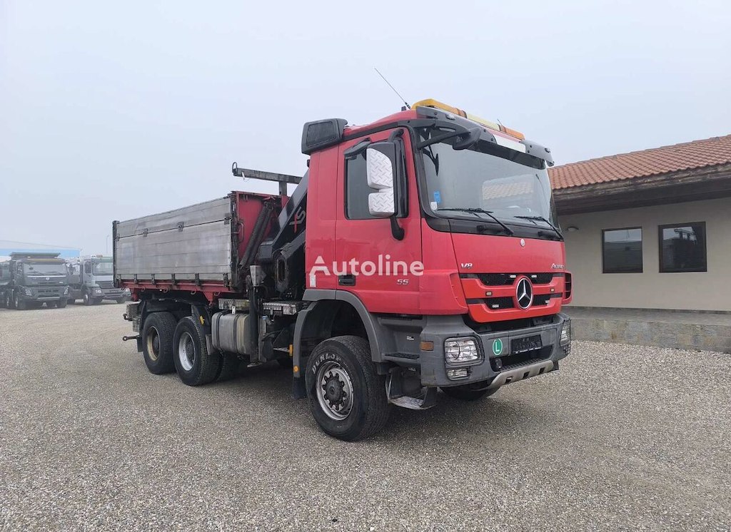 Mercedes-Benz Actros 3355 V8 6X6 HIAB 211 EP-5 HIPRO kiper