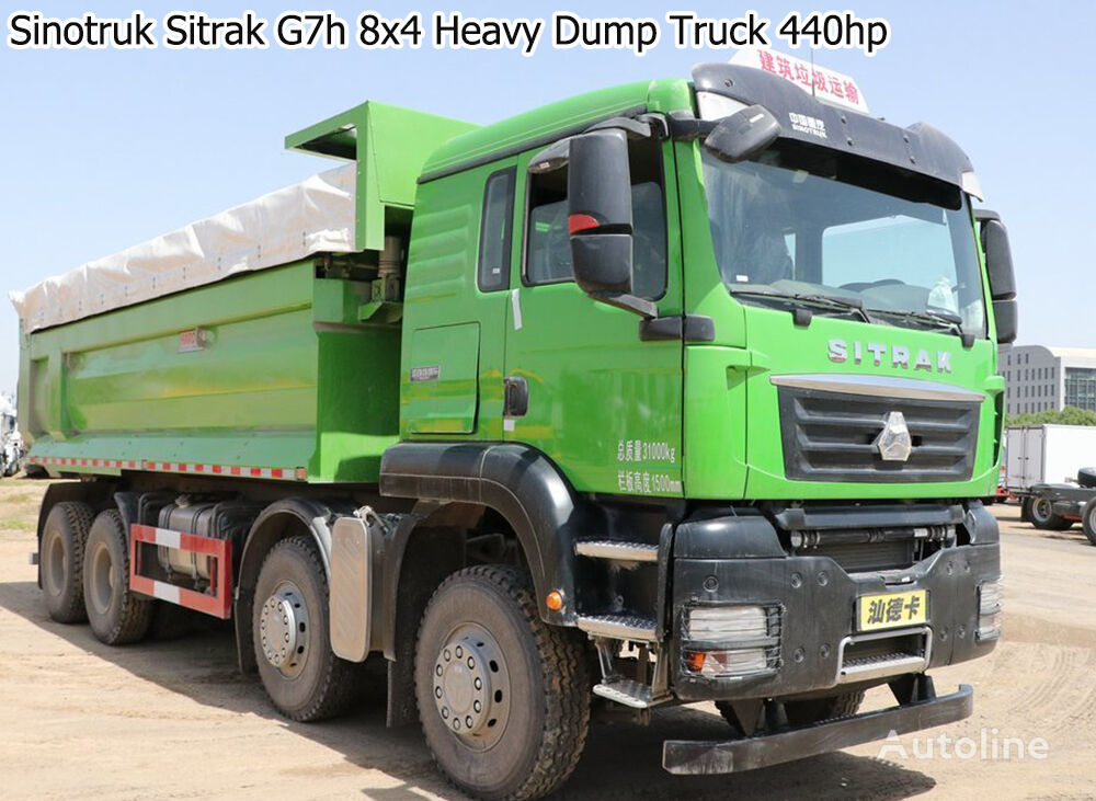 Sitrak Sinotruk Sitrak G7h Used 12 Wheel 8x4 Heavy Dump Truck kiper