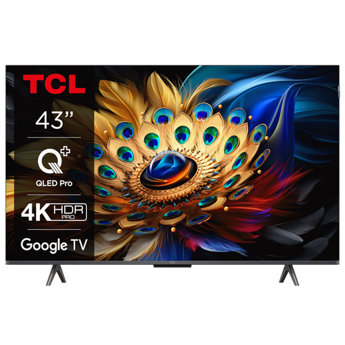 TCL 43C655 Televizor 43" QLED, 4K HDR PRO, Smart, Google TV