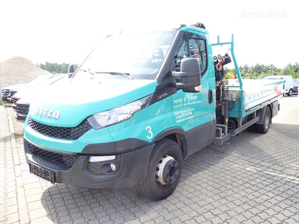 IVECO Daily 72-170 + Palfinger PK4200 kamion s ravnom platformom