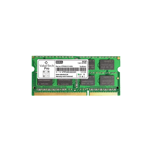 Laptop memorija 8GB DDR3L VALUETECH SODIMM PRO low voltage