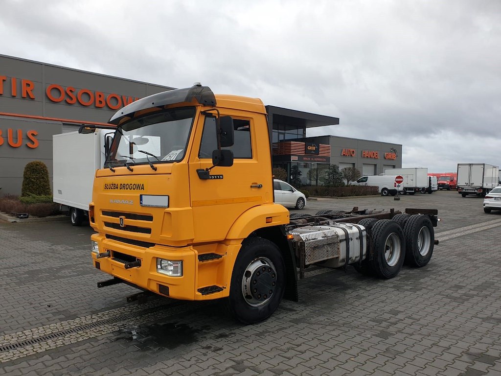 KAMAZ T2531 65115 FAHRGESTELL 6x4 EURO 6 1.HAND ORI KM kamion šasija