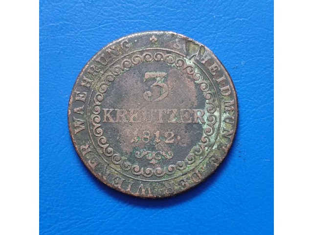 3 KREUTZER 1812 B