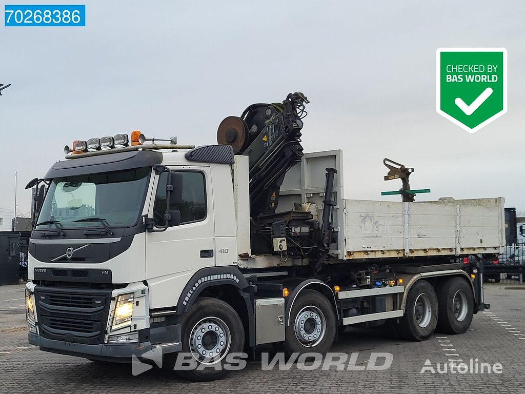 Volvo FM 410 8X4 211EP-5 HIDUO Remote Full Steel DayCab VEB Euro 6 kamion rol kiper