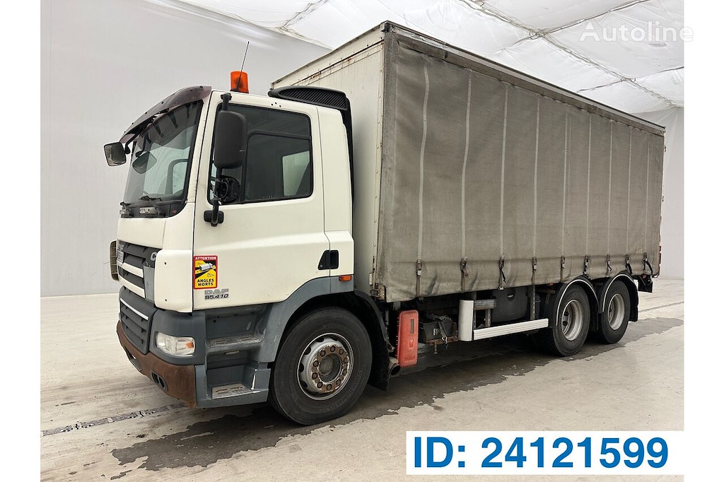 DAF CF85.410 - 6x2 kamion sa klizna zavesa cerada