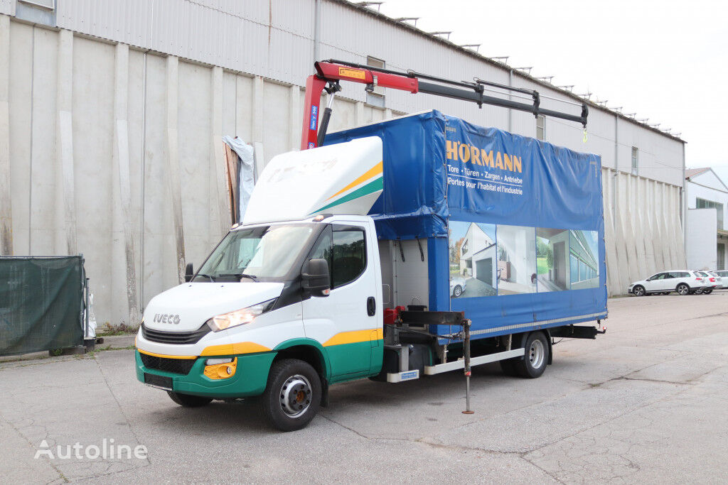 IVECO Daily 70C18 HMF340 Kran mit Funk kamion s ceradom