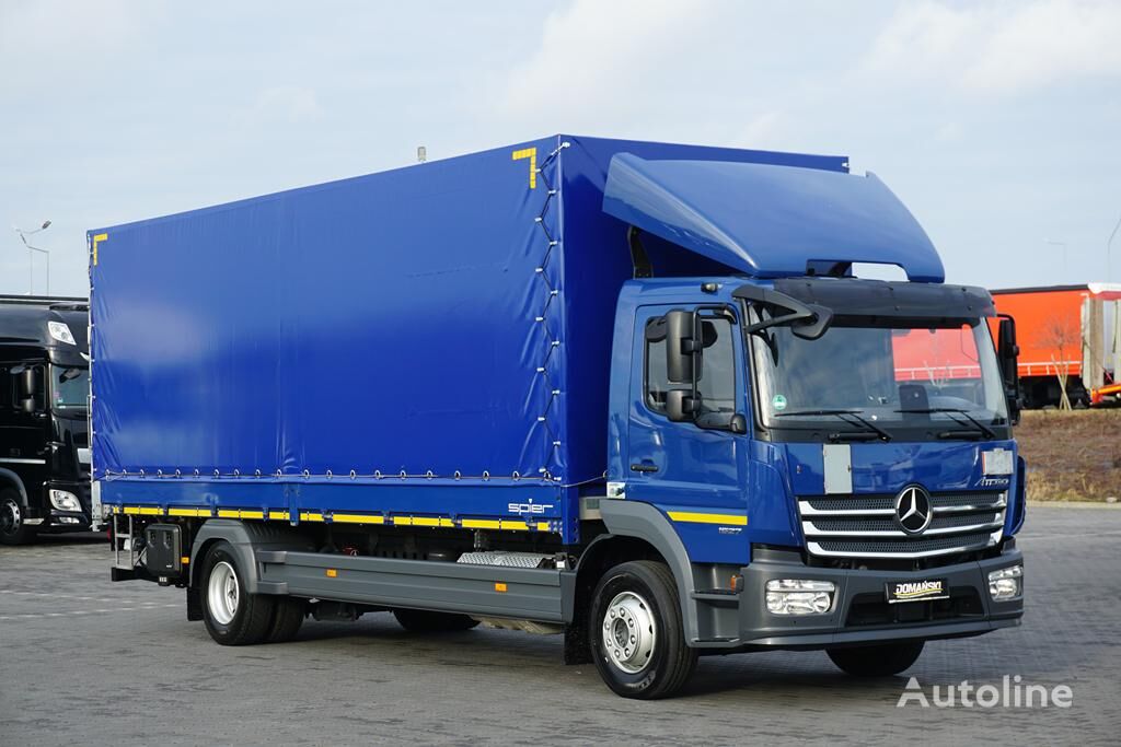 Mercedes-Benz ATEGO / 1527 / ACC / E 6 / SKRZYNIOWY+ WINDA / ŁAD. 7820 KG / 1 kamion s ceradom