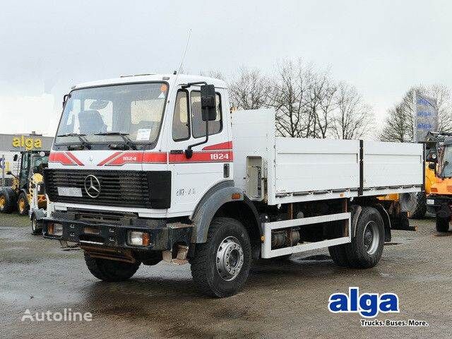 Mercedes-Benz 1824 AK 4x4, Allrad, AHK, Blattfederung, 168tkm kamion platforma