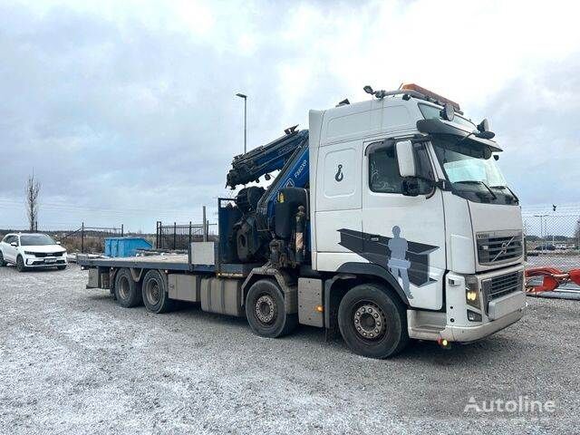 Volvo FH 16 8x2 FASSI F 660 AXP26 FLY JIB WINDE kamion platforma