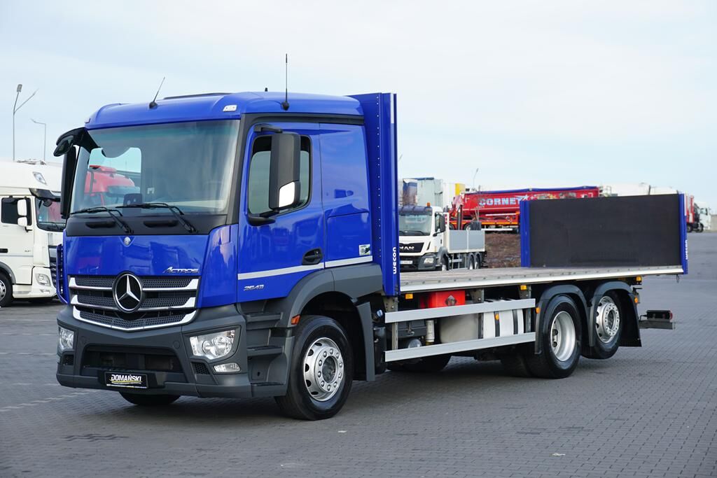 Mercedes-Benz ACTROS / 2543 / ACC / E 6 / PEŁNY ADR / PLATFORMA / ZAWIESIE POD kamion platforma