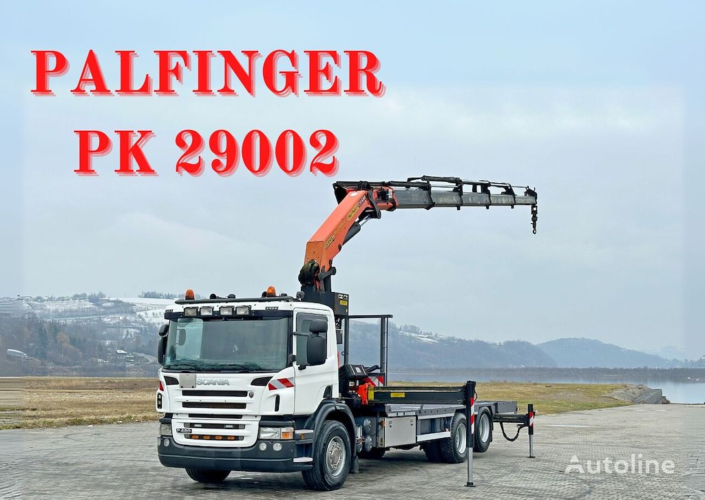 Scania P 420* PLATFORM 6,80m * PK 29002+FUNK * TOP kamion platforma