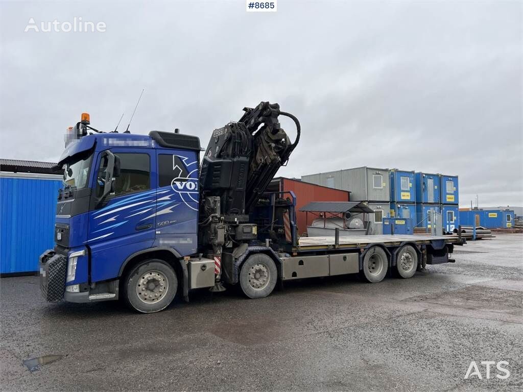 Volvo FH 8*2 Bodbil/Kranbil med FASSI F990 kran, Jibb oc kamion platforma