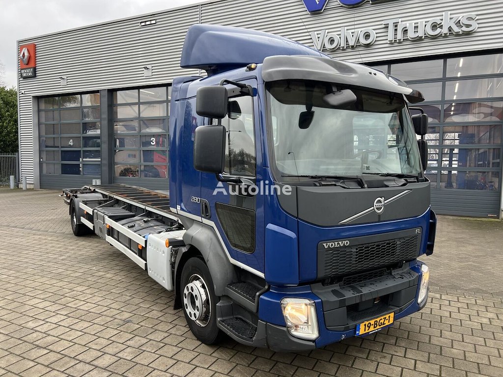 Volvo FL 280 4x2 LL E6 16 ton /AIRCO / FULL AIR SUSPENSION / / vozilo za prevoz kontejnera