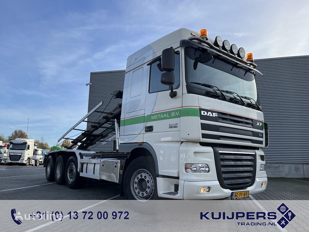 DAF XF 105 460 Euro 5 Space Cab / VDL Cable System kamion sa kukom za podizanje tereta