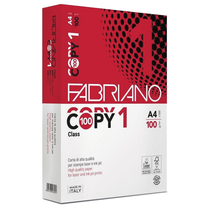 Papir Copy 1 A4 100g pk500 Fabriano 42221297