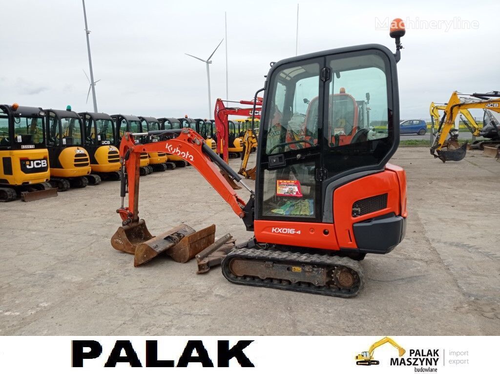 Kubota Mini koparka KX016-4 / 2016 rok mini bager