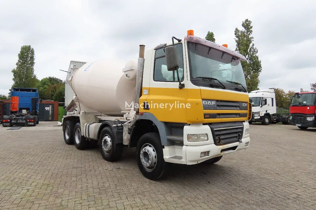 DAF CF 430 Excellent state, 8x4, full spring ! kamion s mešalicom za beton