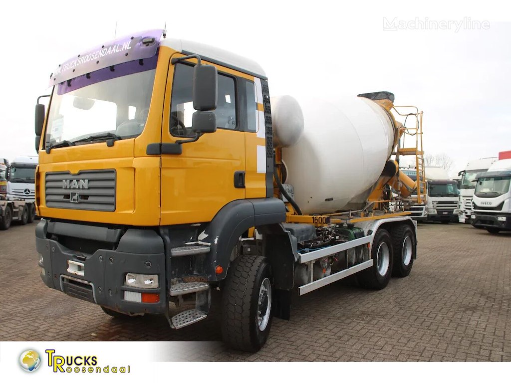 MAN TGS 26.400 + 6X6 + beton/tipper function + manual kamion s mešalicom za beton