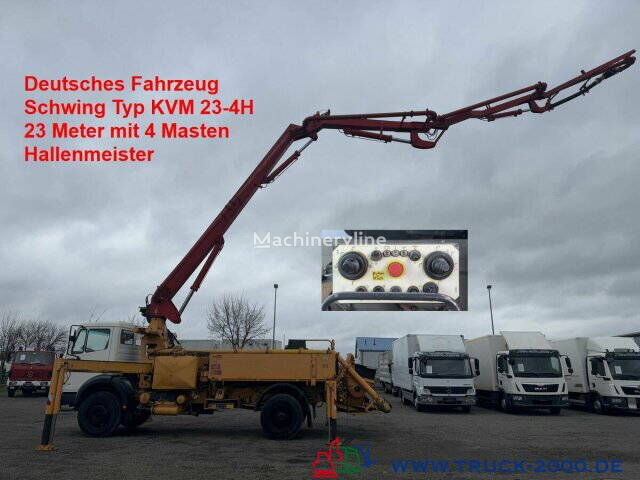 Schwing KVM 23-4H na šasiji Mercedes-Benz 1722 pumpa za beton