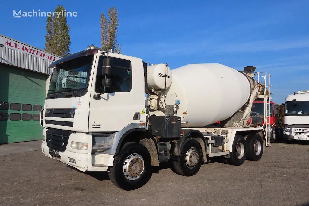 DAF CF 85.380 8x4, 366477km , FULL SPRING, TOP condition kamion s mešalicom za beton