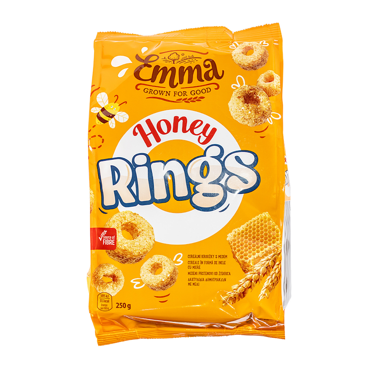 Pahuljice honey rings Emma 250g