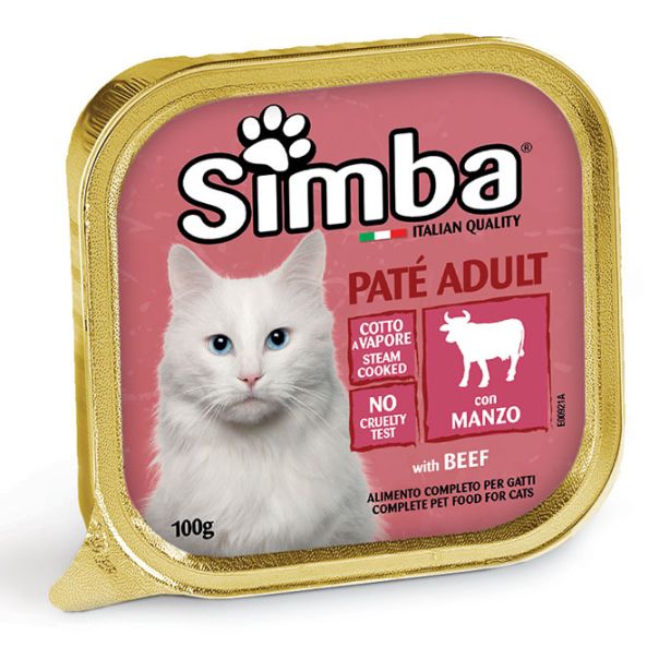 SIMBA Pašteta za mačke Adult govedina 100g