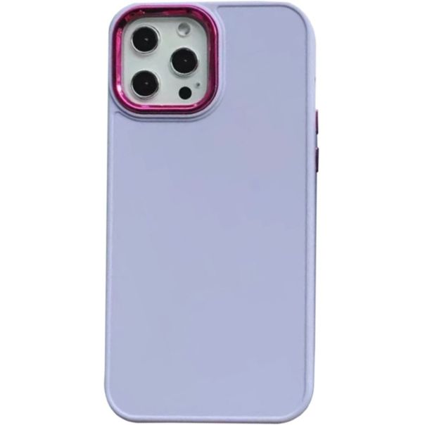 Maska za iPhone 11 UTP Shiny Lens Silicone MCTK41, ljubičasta