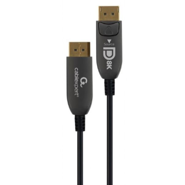 GEMBIRD Aktivni optički kabl DisplayPort v.1.4 CC-DP8K-AOC-30M , 30m, crna