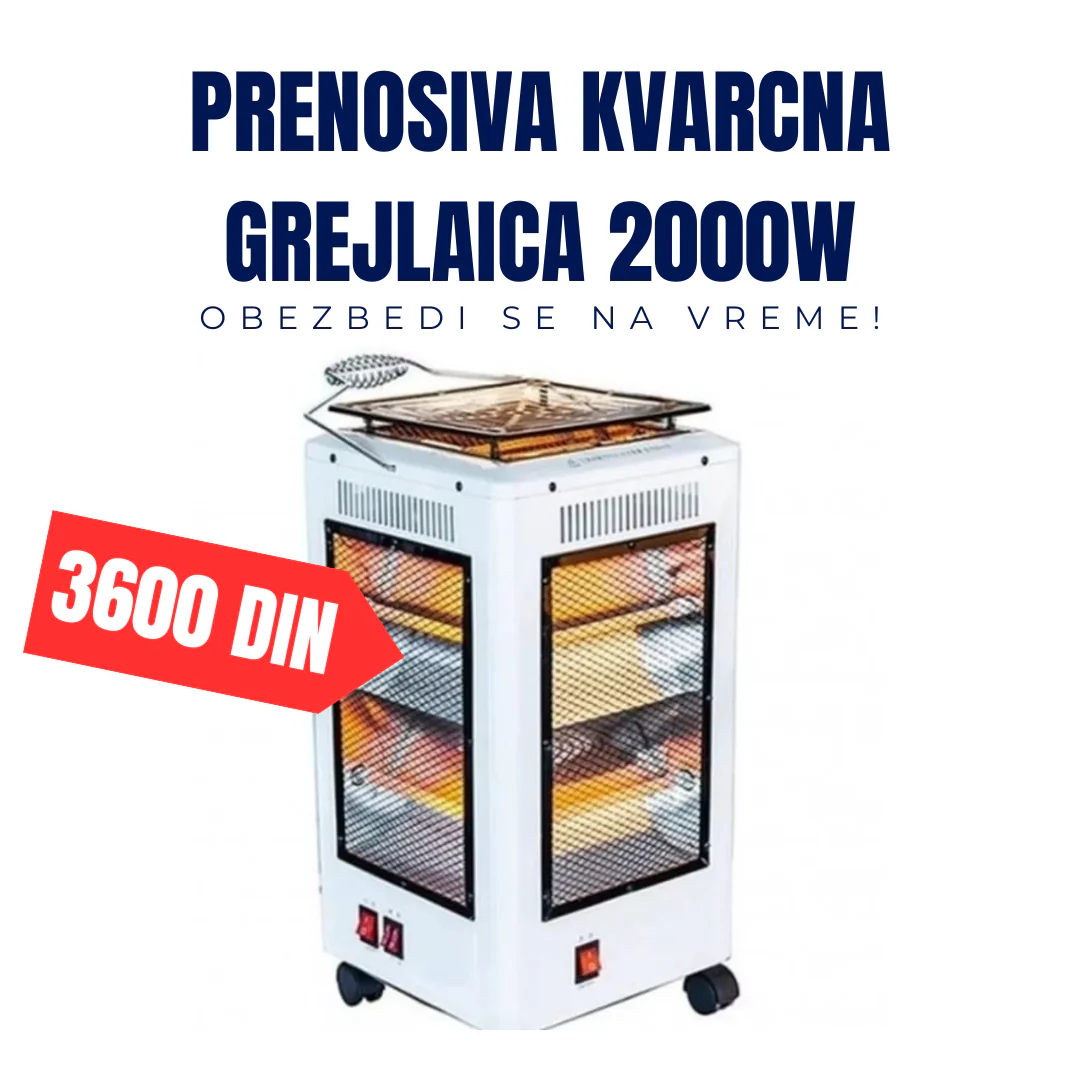 Kvarcna grejalica 2000W