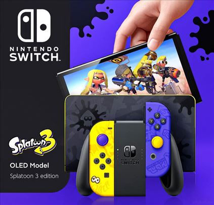 Nintendo Switch Oled Splatoon 3 Edition Novo