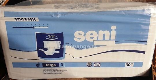 Pelene za odrasle seni basic large 3 30 komada