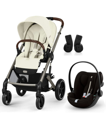 Cybex Balios Seashell S Lux kolica 2 u 1 sa auto sedištem Cloud G I-size - Moon Black