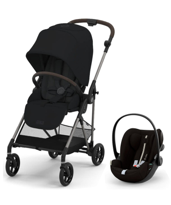 Cybex Melio Magic Black kolica 2 u 1 sa auto sedištem Cloud G I-size - Moon Black