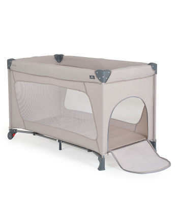 Moni One Touch prenosivi krevetac za bebe 1 nivo Light Grey