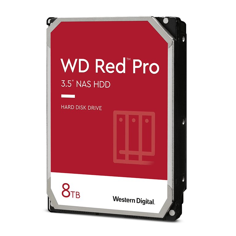 Western Digital 8TB 3.5" SATA III 256MB 7.200rpm (WD8005FFBX) Red Pro hard disk