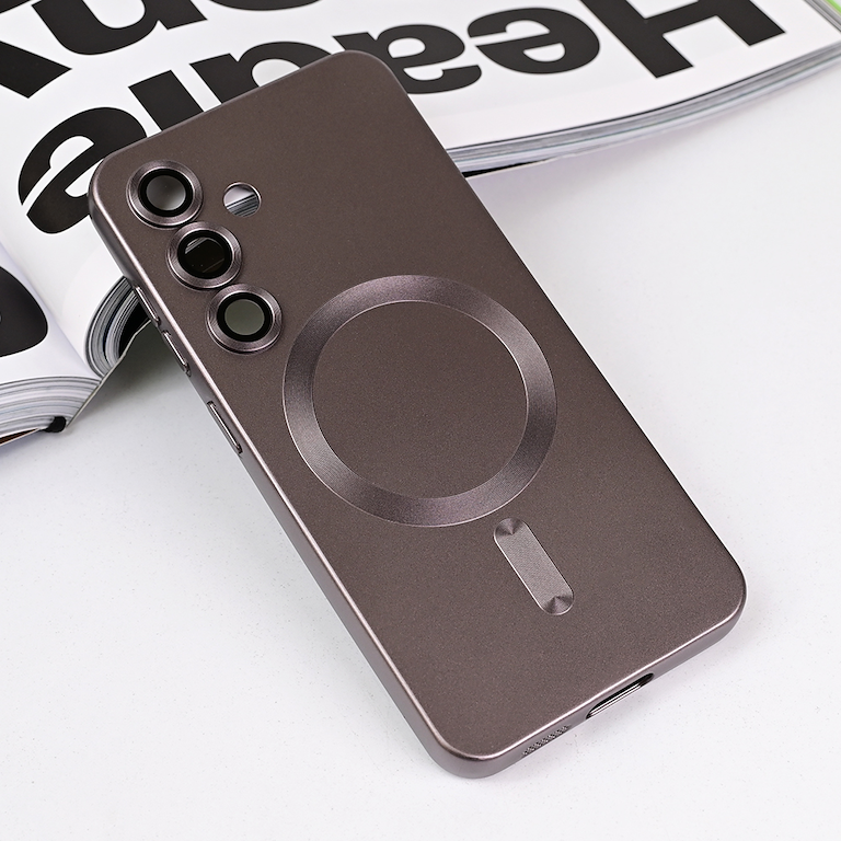 Futrola Magsafe Chrome za Samsung S921B Galaxy S24 siva