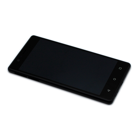 LCD Displej / ekran za Nokia 3 + touchscreen + frame black (MS)