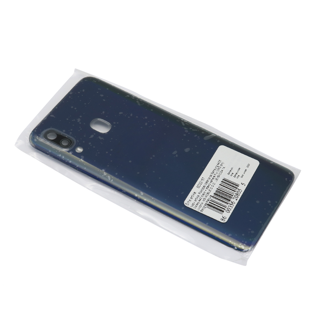 Poklopac baterije za Samsung A405 Galaxy A40 black + staklo kamere Full ORG SH(I KLASA) (MS)