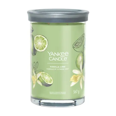 Vanilla Lime Signature Tumbler mirisna sveća - velika (vanila i limeta)