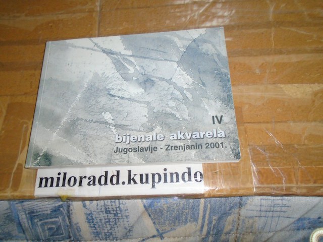 IV bijenale akvarela Jugoslavije Zrenjanin 2001